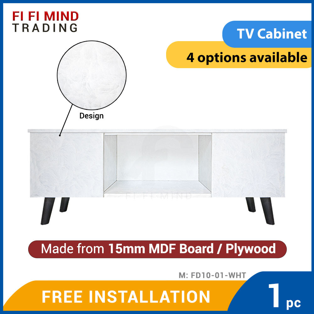4FT TV Cabinet with Two Doors - Fi Fi Mind Trading