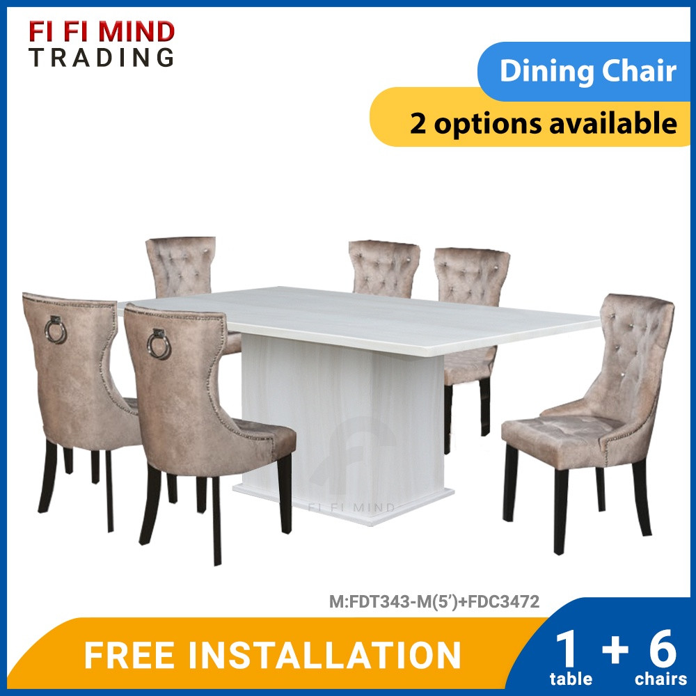 Felina Marble Dining Set - Fi Fi Mind Trading